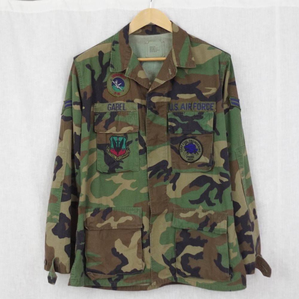 Us Military Air Force Field Coat Bdu Medium Woodland … - Gem
